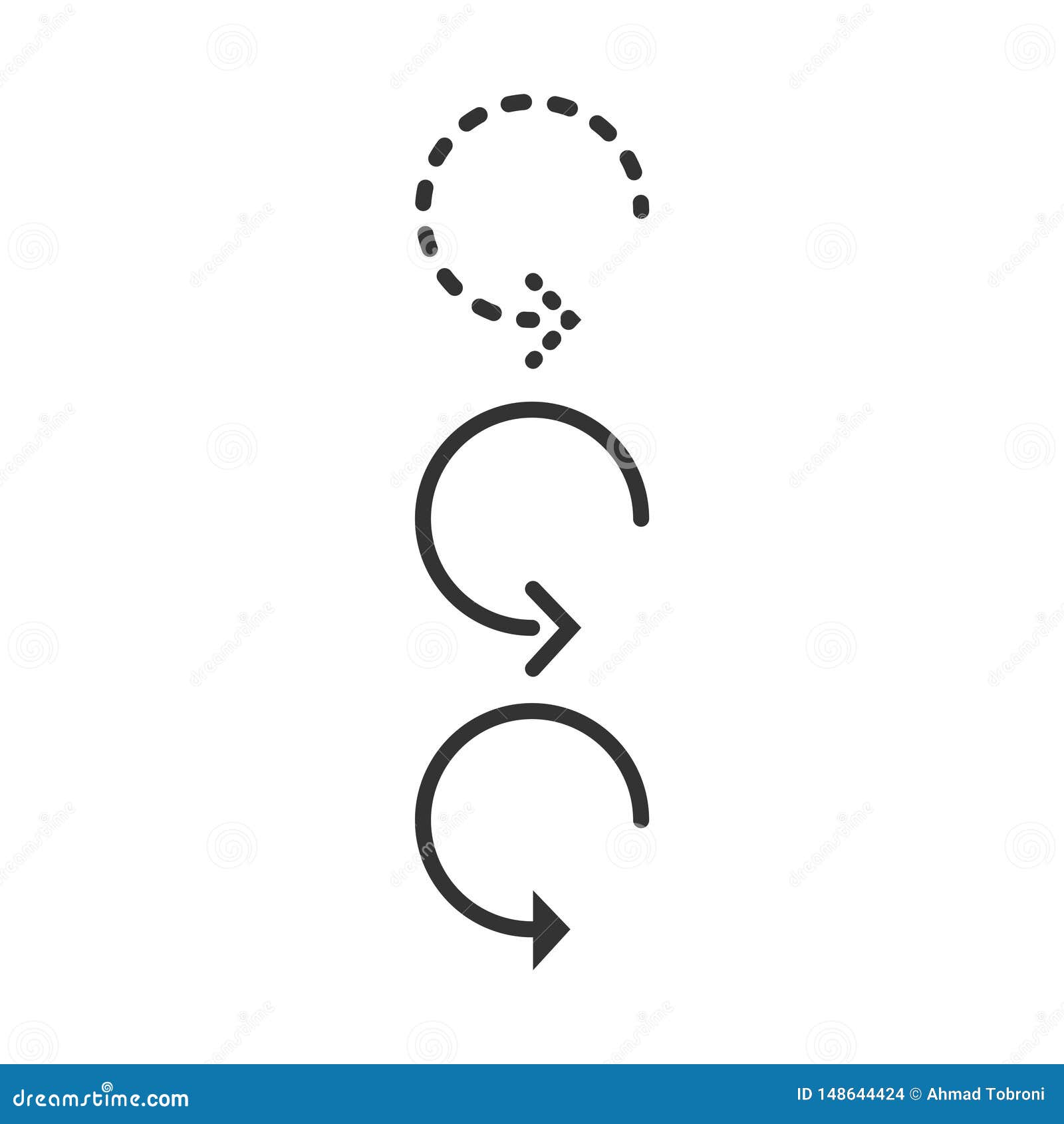 Undo Icon Vector Template Design Illustration Stock Vector ...