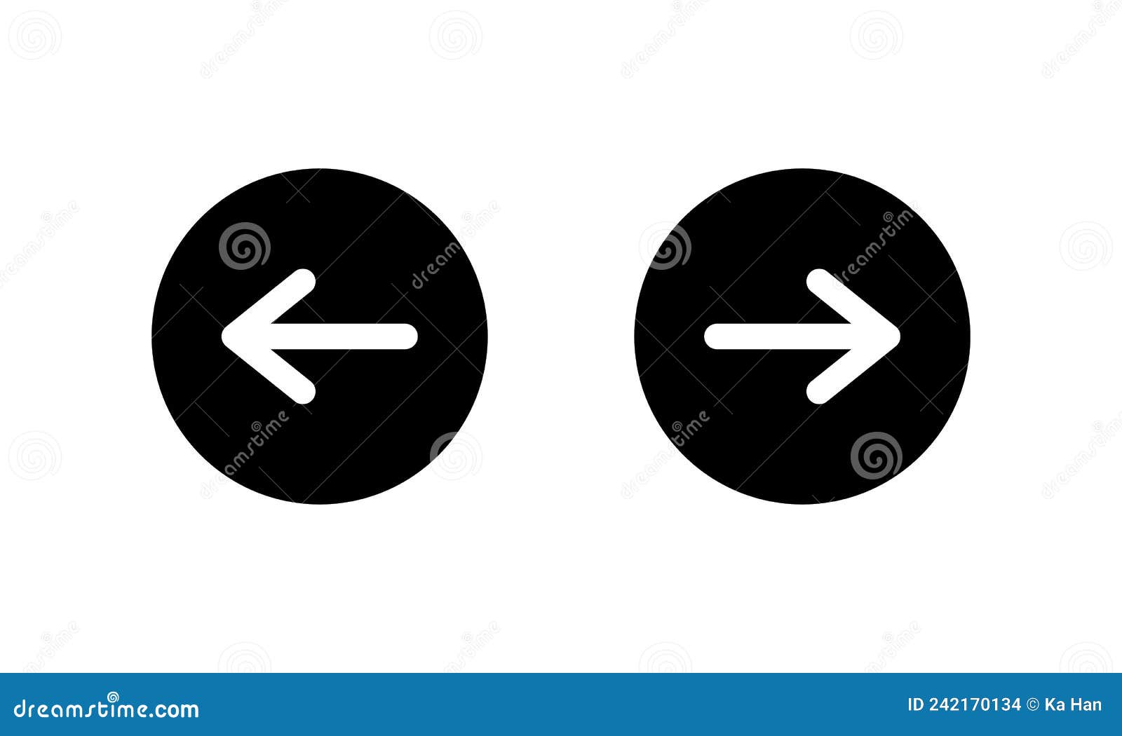 Undo and Redo Icon Vector for Web or Mobile App Stock Vector ...