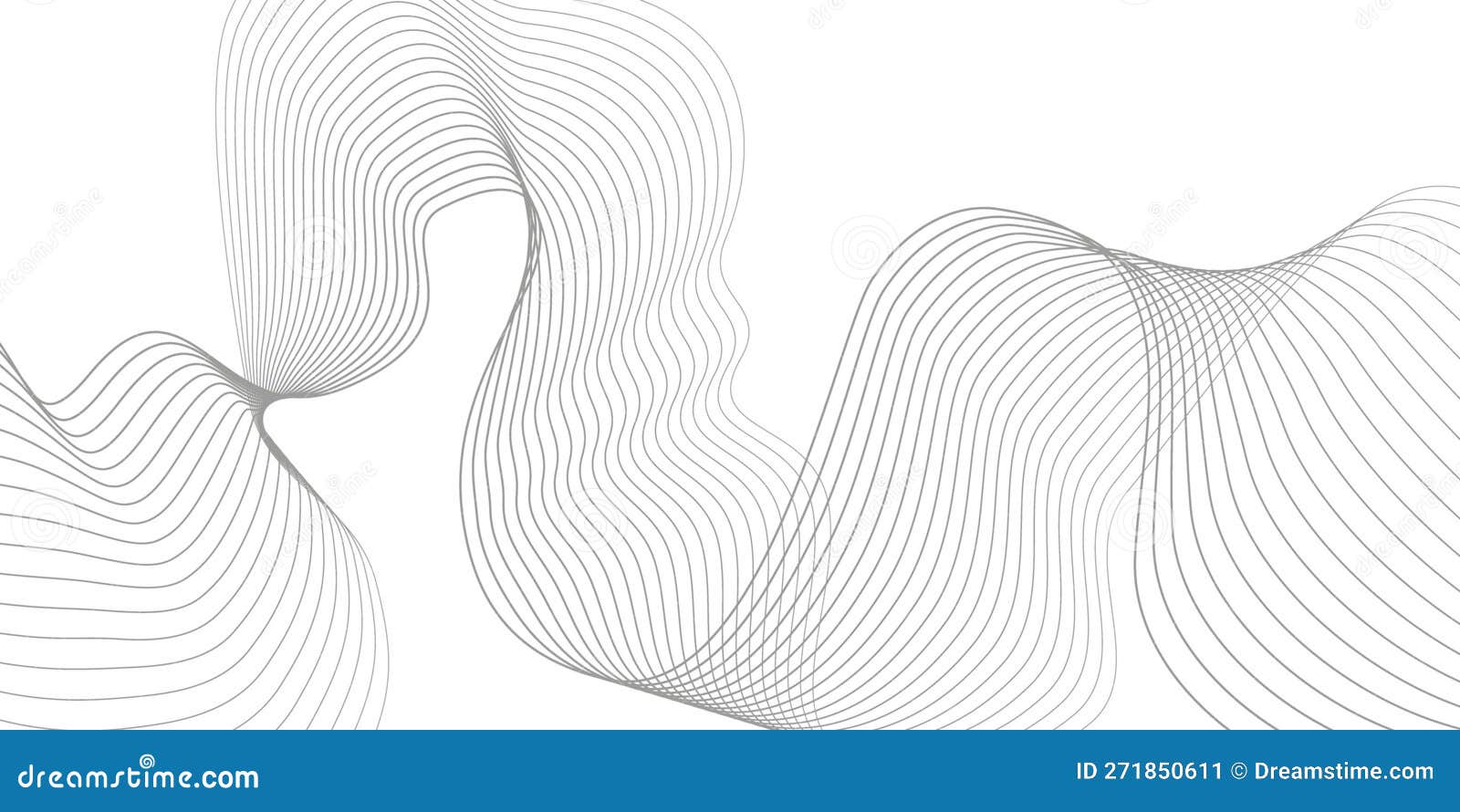 Undulate Grey Wave Swirl, Frequency Sound Wave, Twisted Curve Lines ...