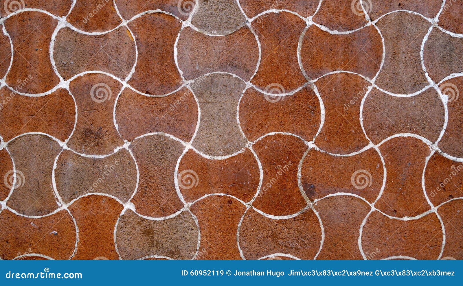 Undulated Waves Orange Bricks Wall or Floor Texture Background Stock ...