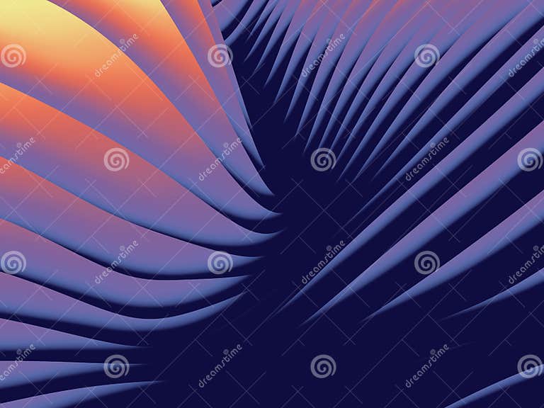 Undulating Wave Design Pattern Stock Illustration - Illustration of ...