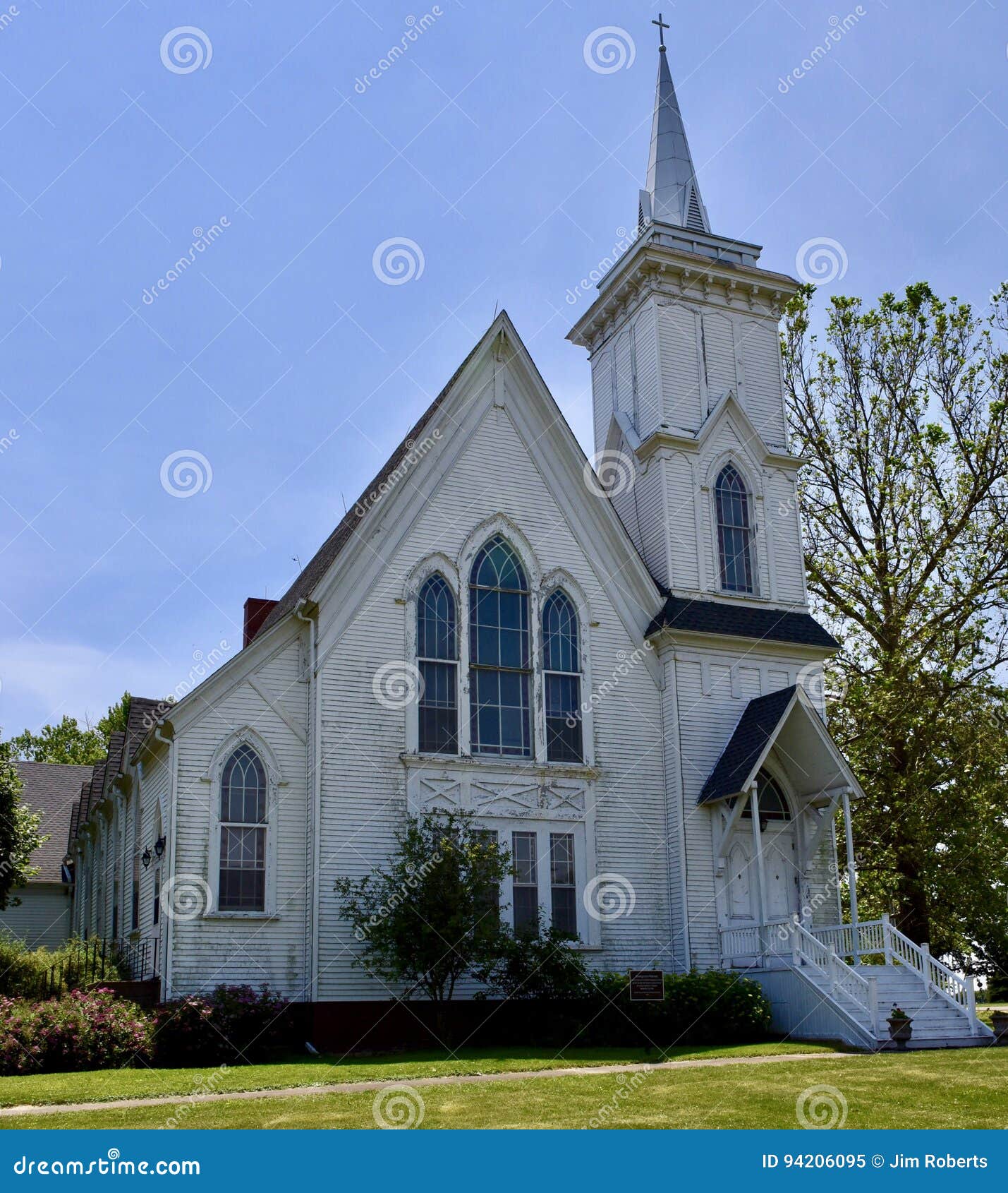 Une église de Somonauk image stock. Image du église, situé - 94206095