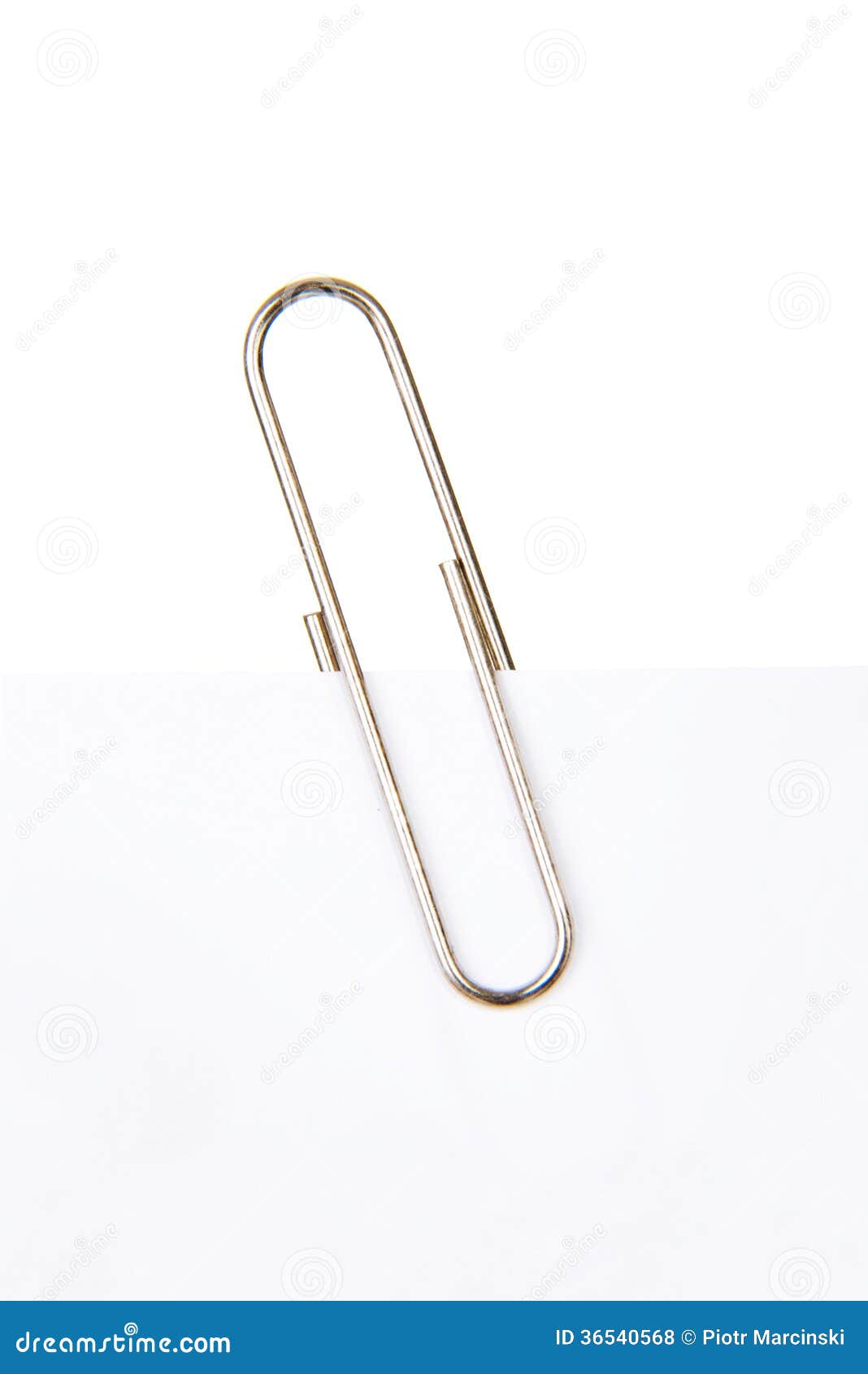 Une Agrafe Séparée De Bureau. Photo stock - Image du support, affaires ...