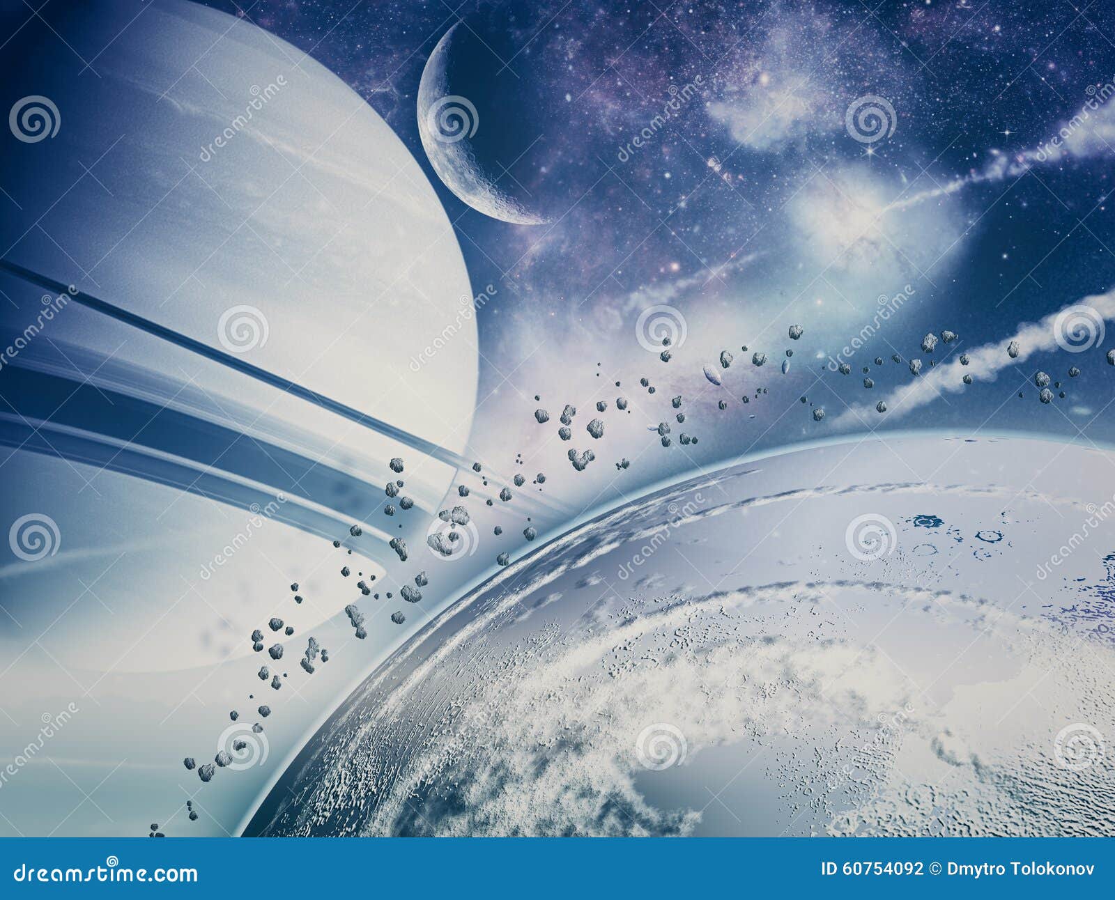 Une autre vision du monde illustration stock. Illustration du lueur ...