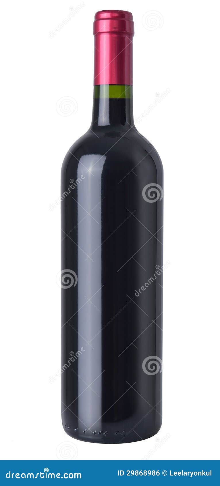 Une bouteille de vin rouge photo stock. Image du publication - 29868986