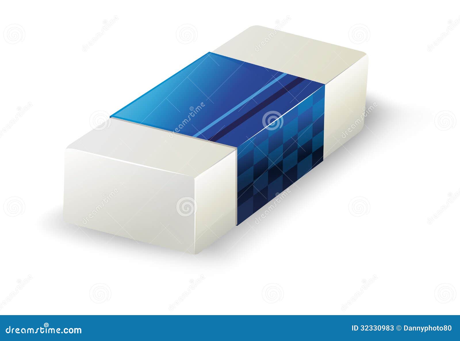 Une gomme illustration de vecteur. Illustration du coins - 32330983