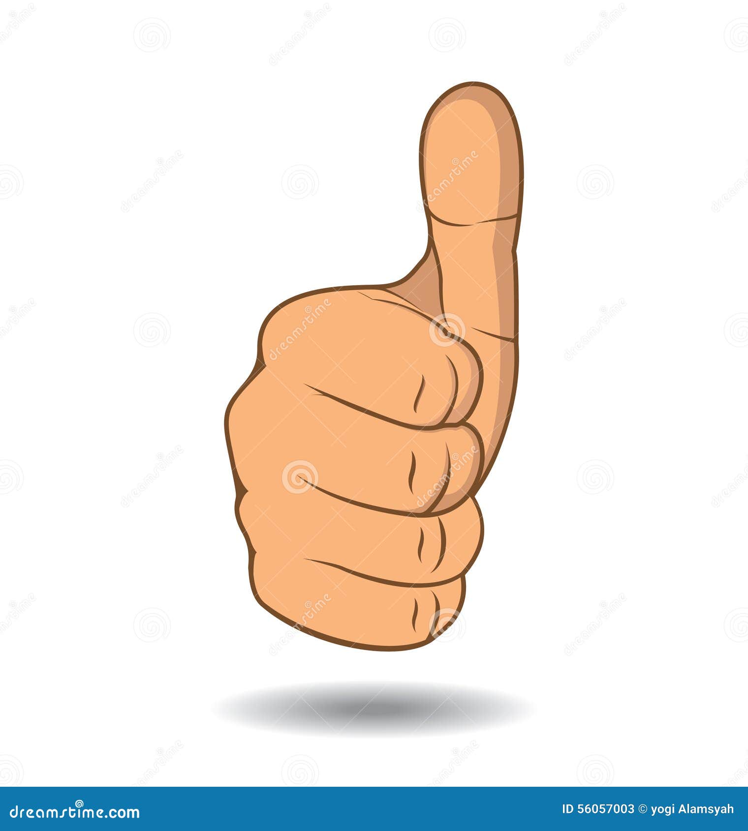 Une Illustration De Vecteur Du Pouce EPS10 Illustration de Vecteur ...