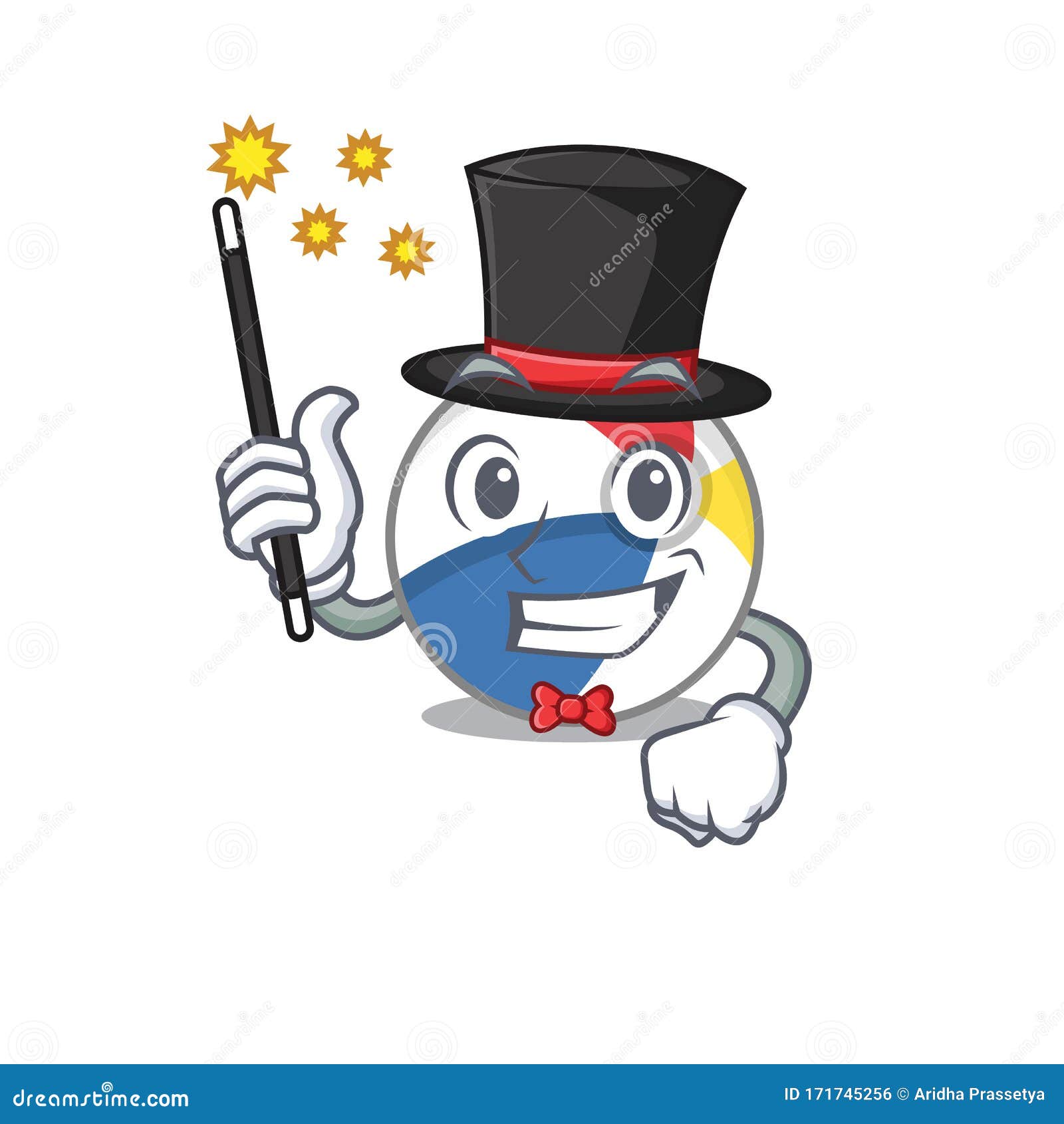 Une Image De La Performance Du Ballon De Plage Comme Un Magicien ...