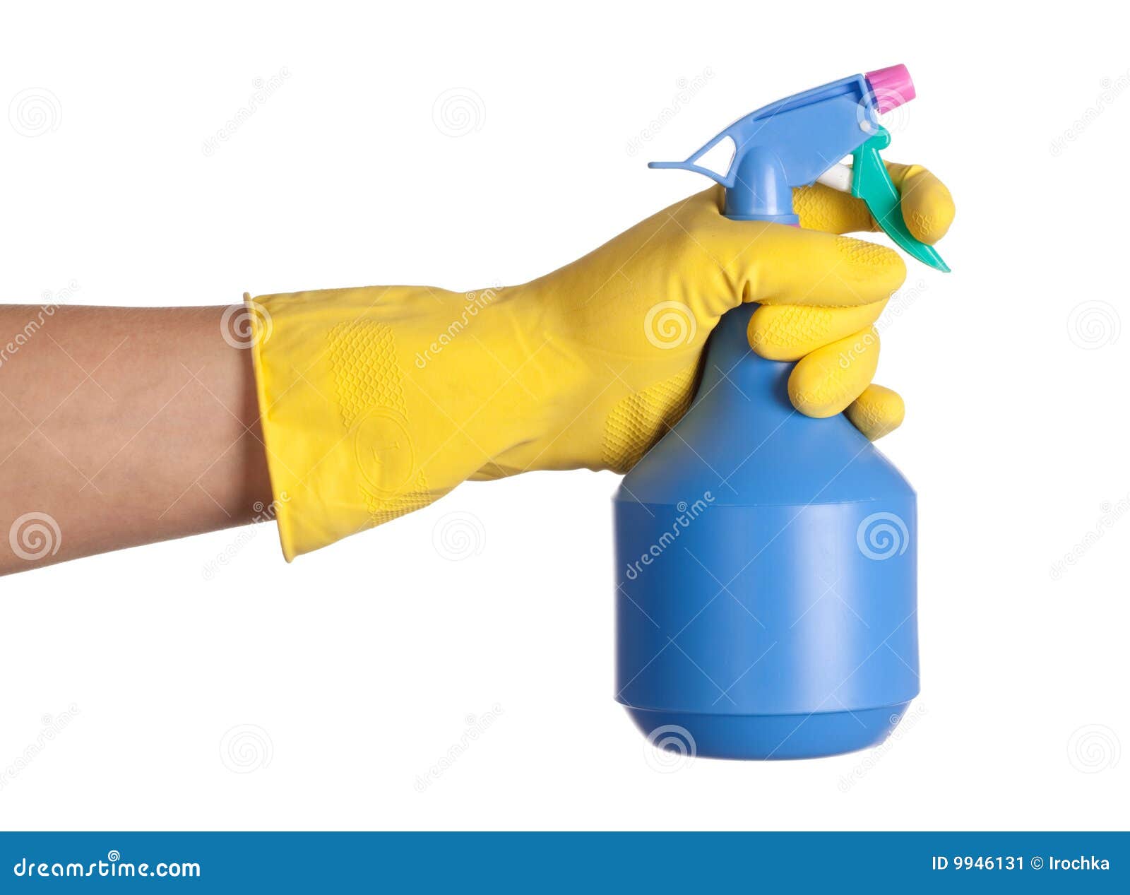 Une main plus propre image stock. Image du hygiène, domestique - 9946131