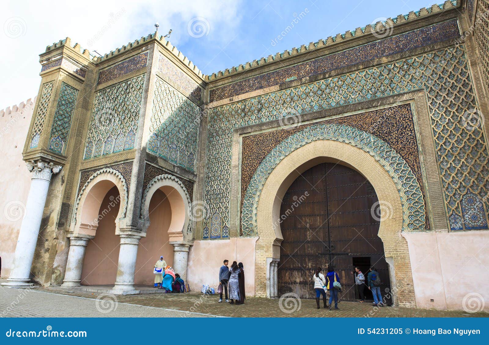 Une Mosquée Dans Meknes, Maroc Image éditorial - Image du patrimoine ...