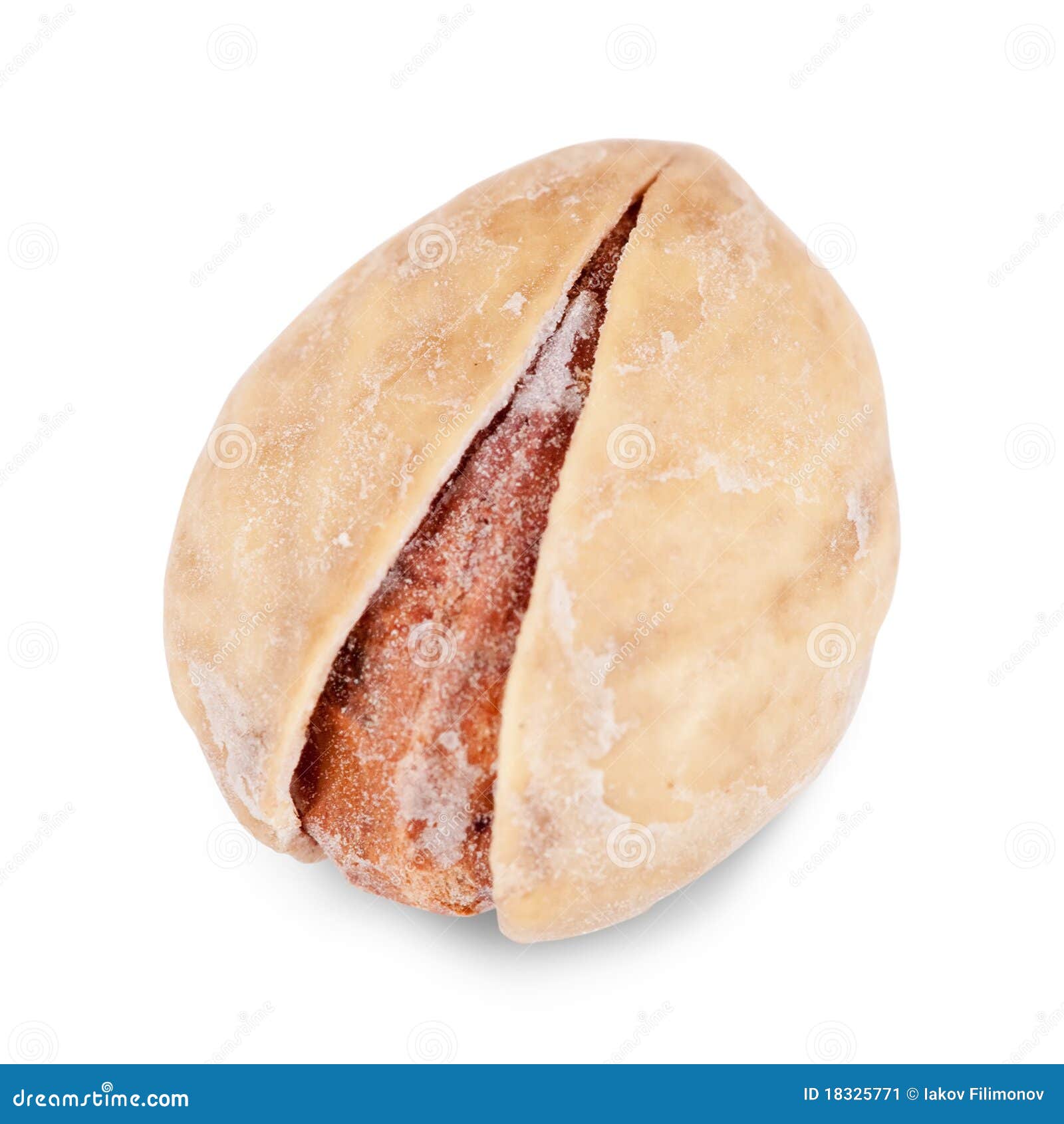 Une pistache image stock. Image du ingrédient, fond, nature - 18325771