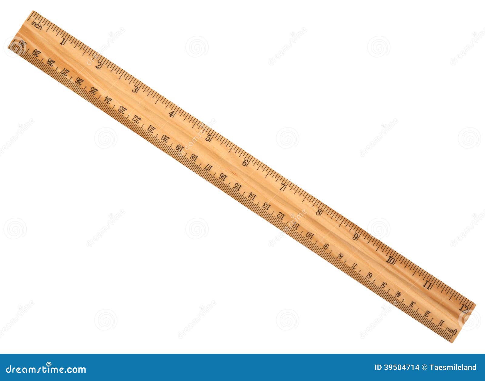 Une Règle En Bois D'isolement Photo stock - Image du pouces, instrument ...
