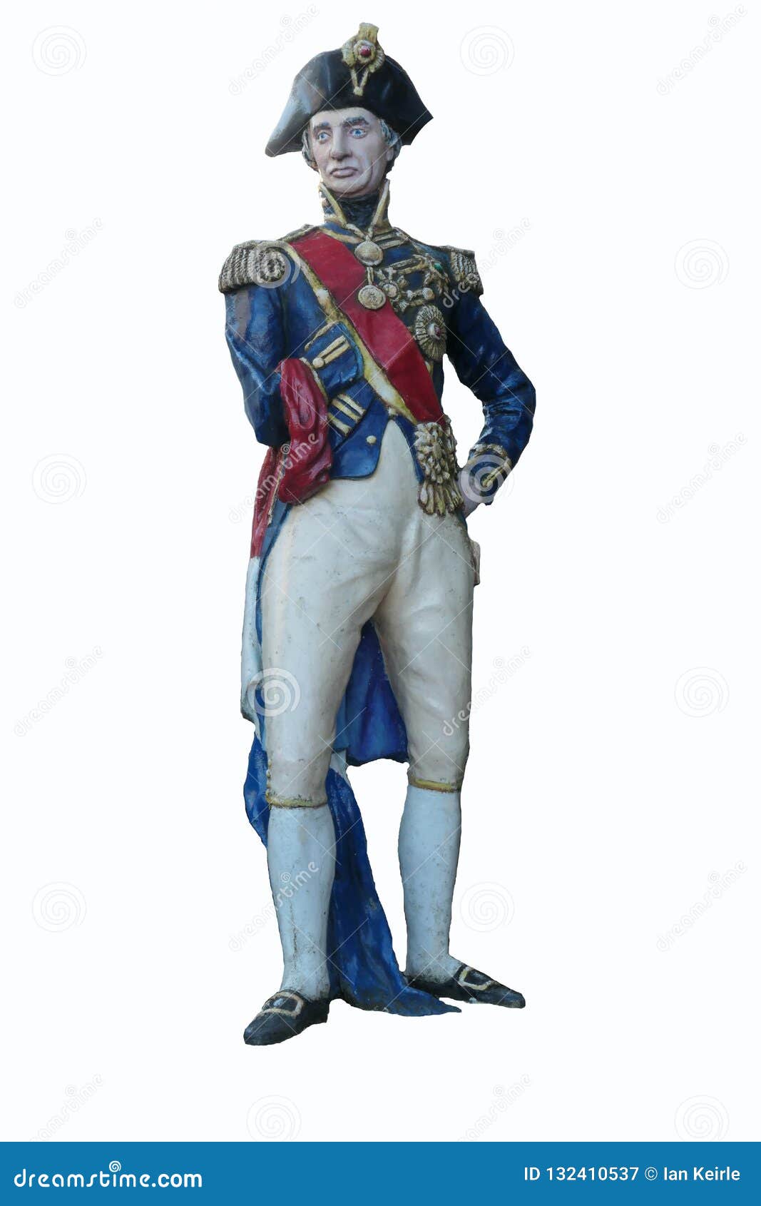 Une Statue D'amiral Horatio Nelson Image stock - Image du vicomte ...