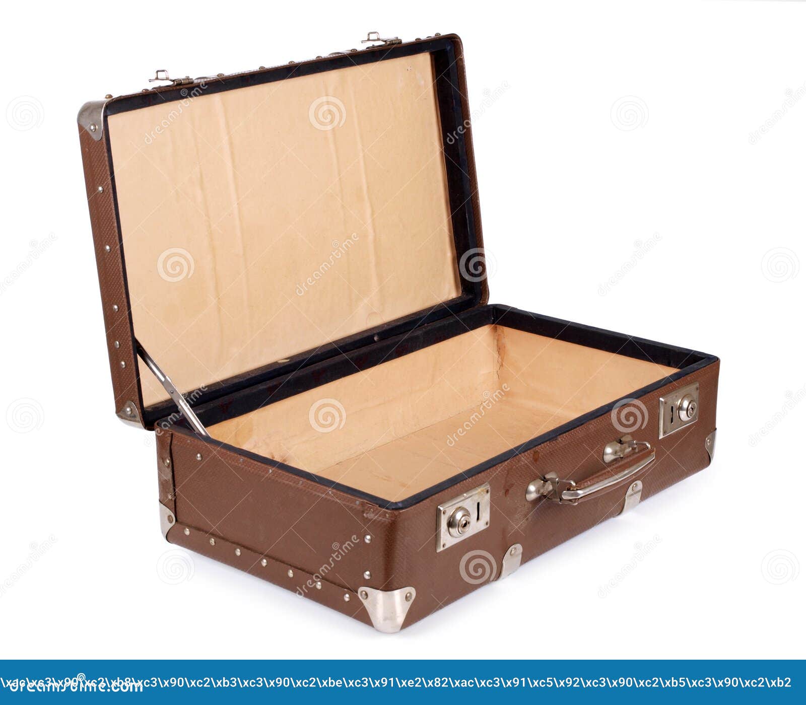 Une valise image stock. Image du utilisé, brun, traditionnel - 19321177