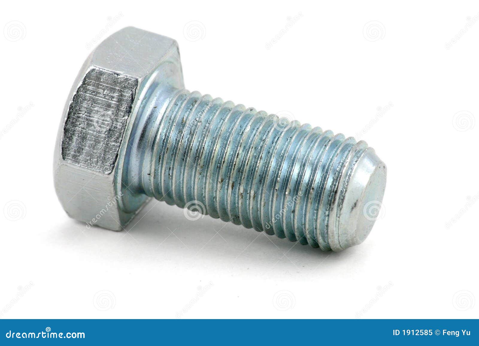 Une vis image stock. Image du métal, tête, métallique - 1912585