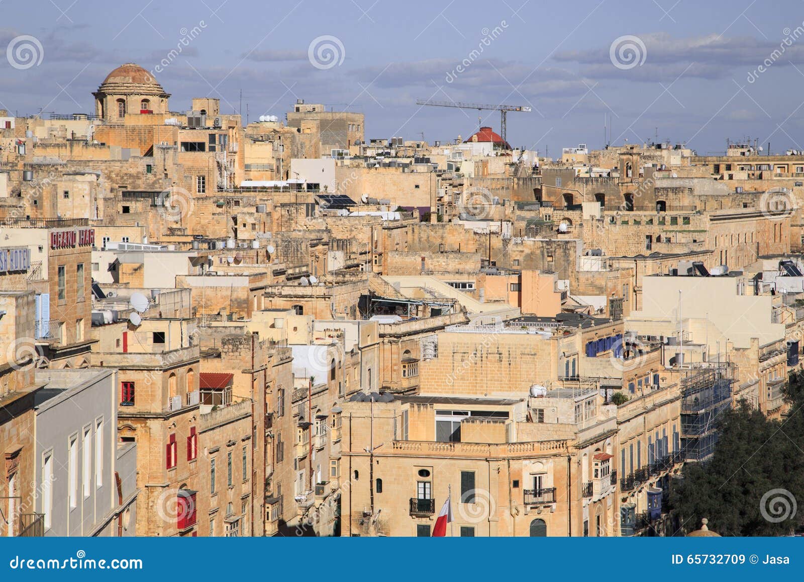 Une Vue De La Valette, Capitale De Malte Image stock - Image du ...