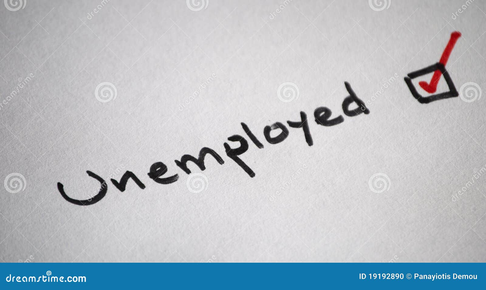 Unemployed stock photo. Image of recession, concept, crisis - 19192890