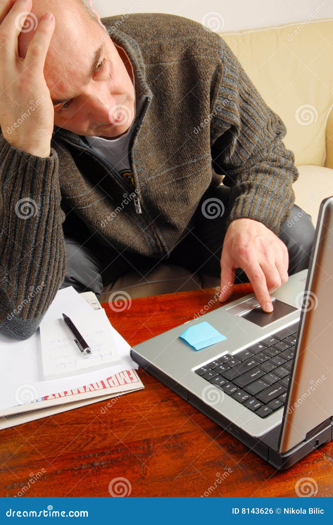 Unemployed stock photo. Image of search, unhappy, depressed - 8143626