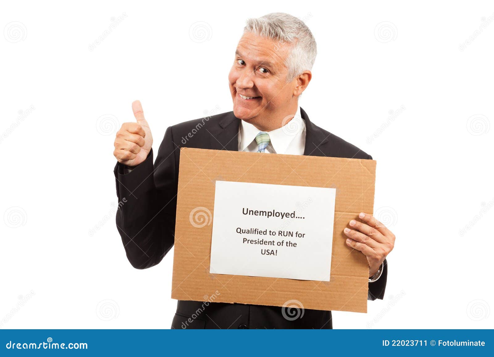 Unemployed Business Man stock image. Image of satirical - 22023711