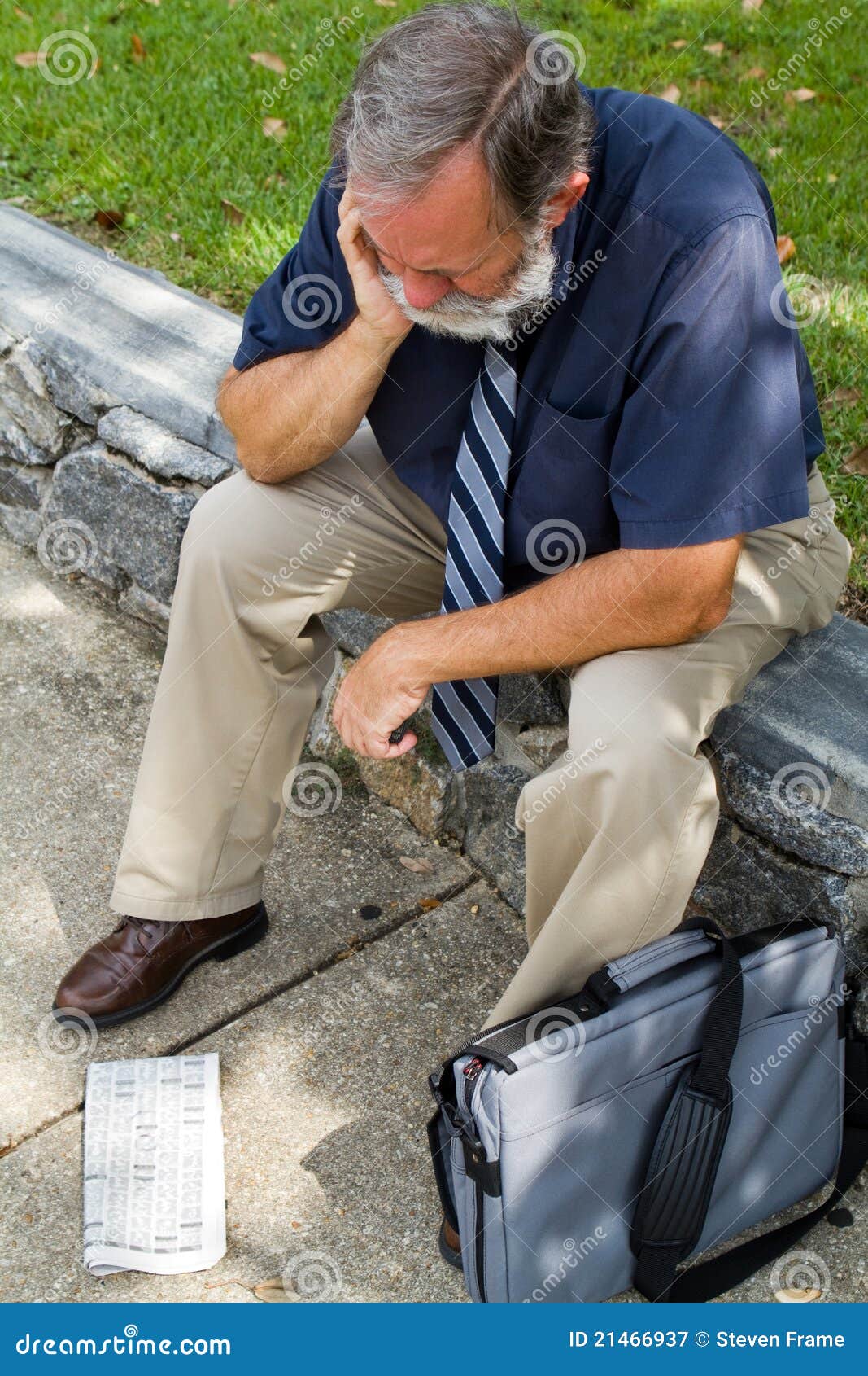 Unemployed Office Worker stock image. Image of layed - 21466937