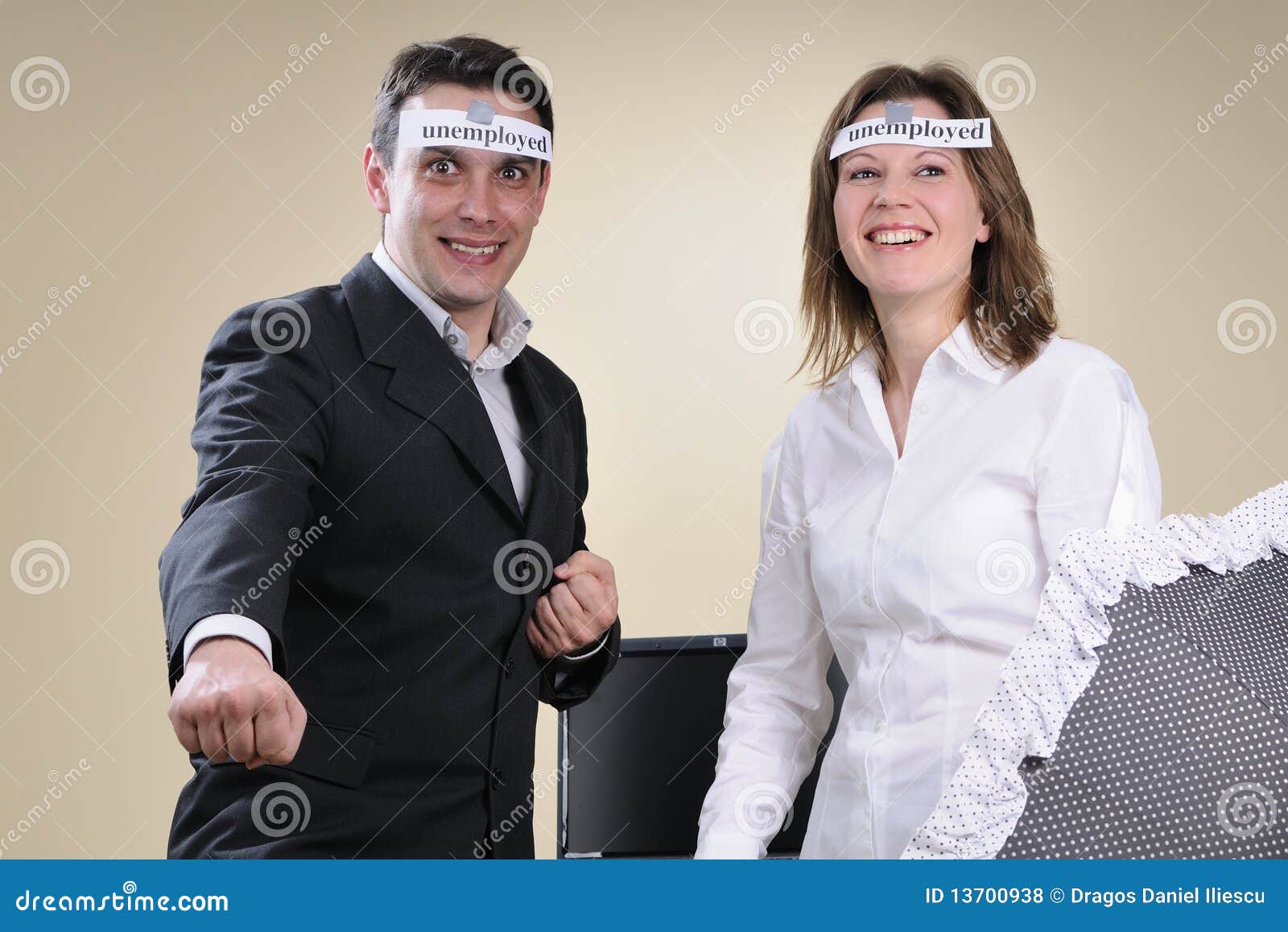 Unemployed People Fighting with Crisis Stock Photo - Image of recession ...