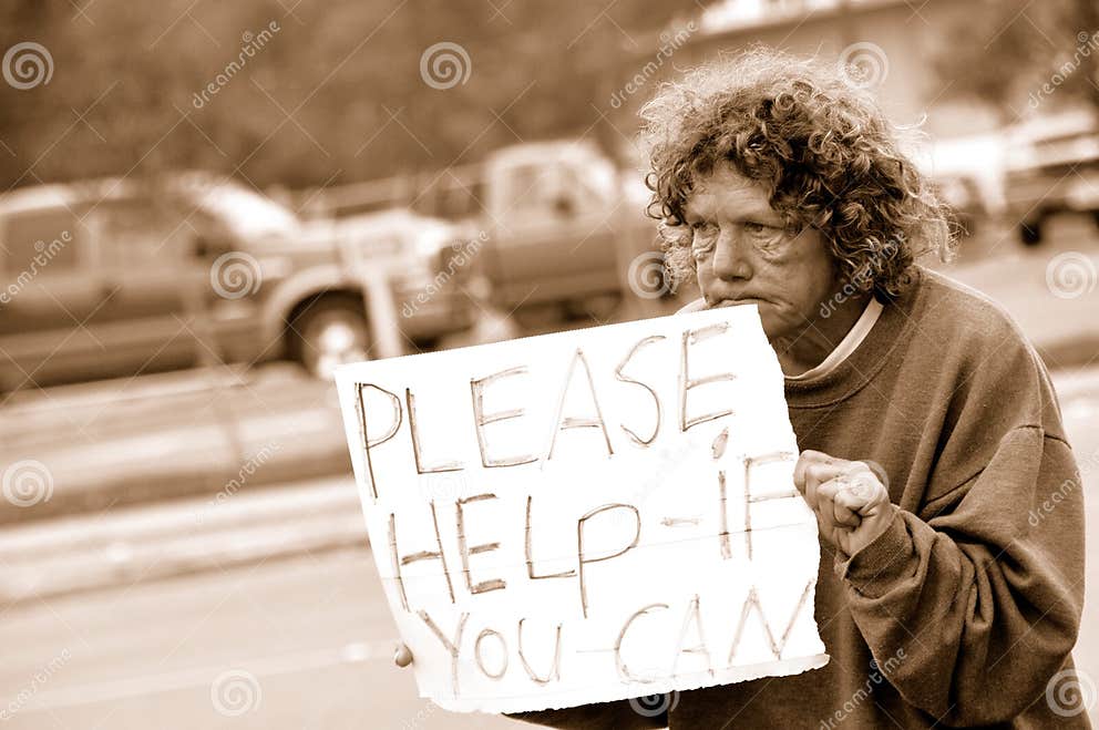 Unemployed Person in Need stock image. Image of expression - 7226527