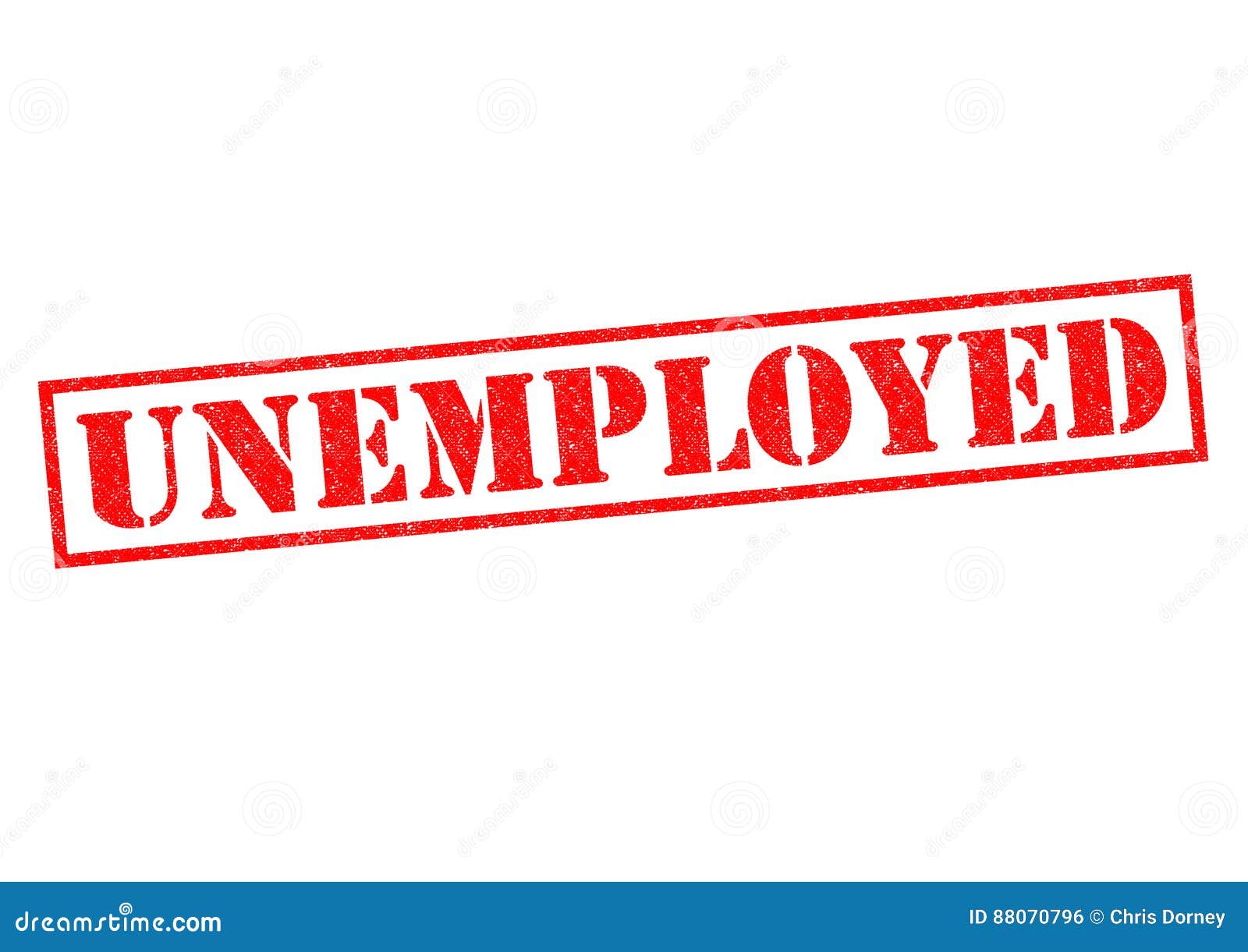 UNEMPLOYED stock photo. Image of isolated, button, rubber - 88070796