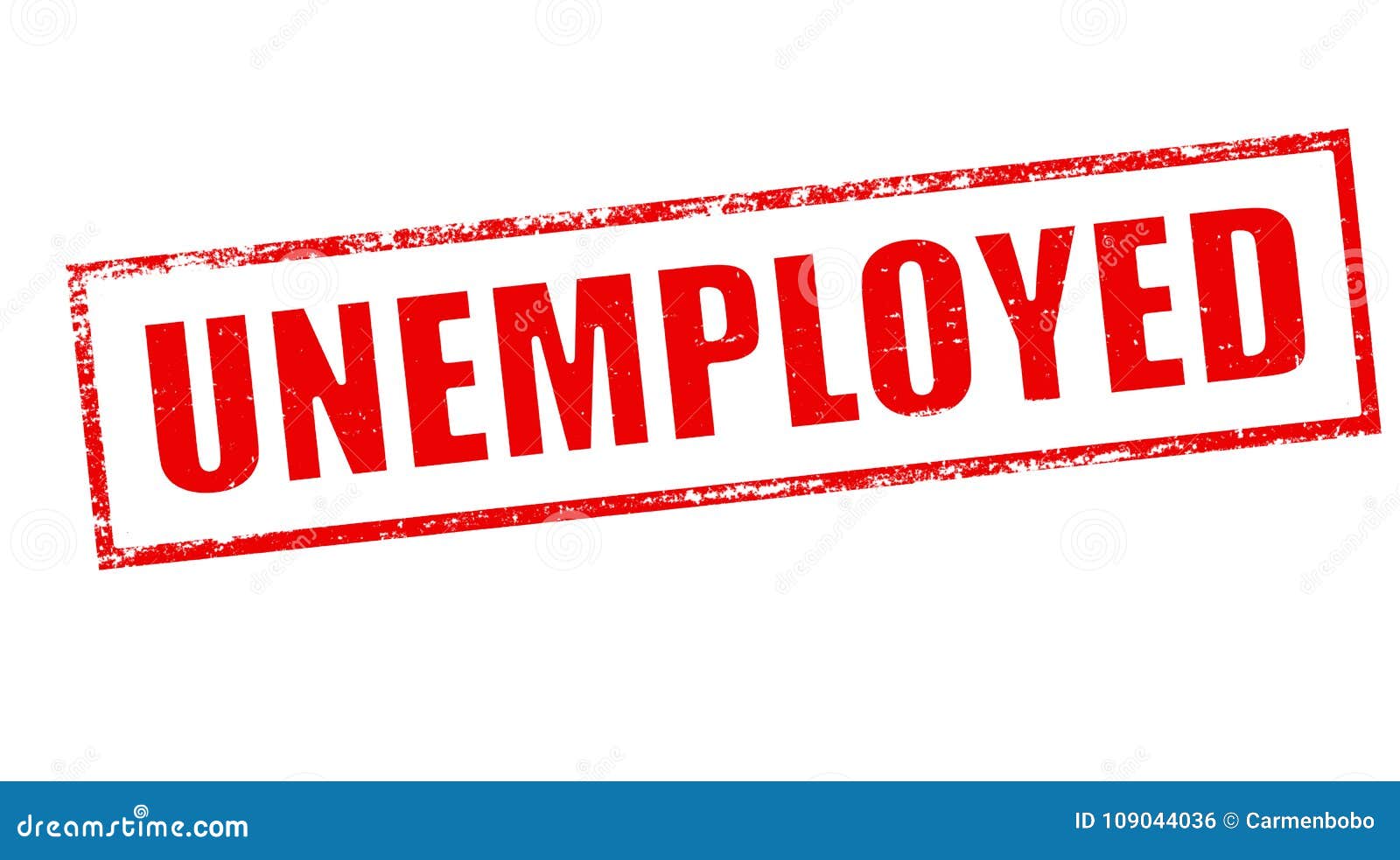 Unemployed stock illustration. Illustration of symbol - 109044036