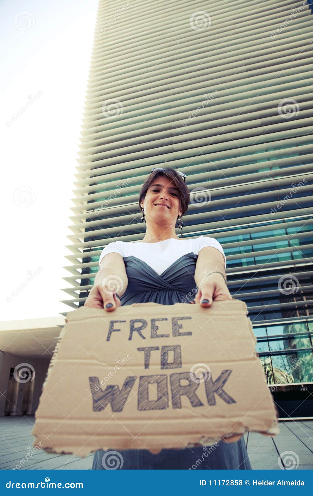 Unemployed woman stock photo. Image of educated, desperate - 11172858