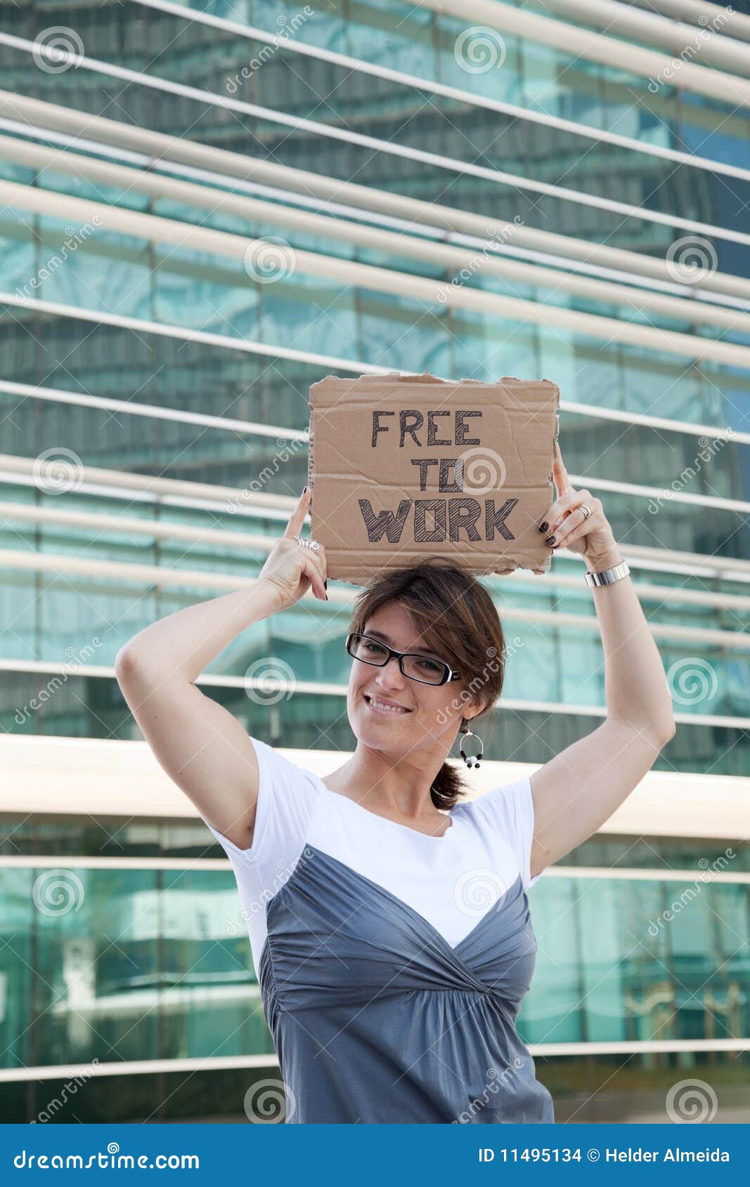Unemployed woman stock photo. Image of business, hire - 11495134