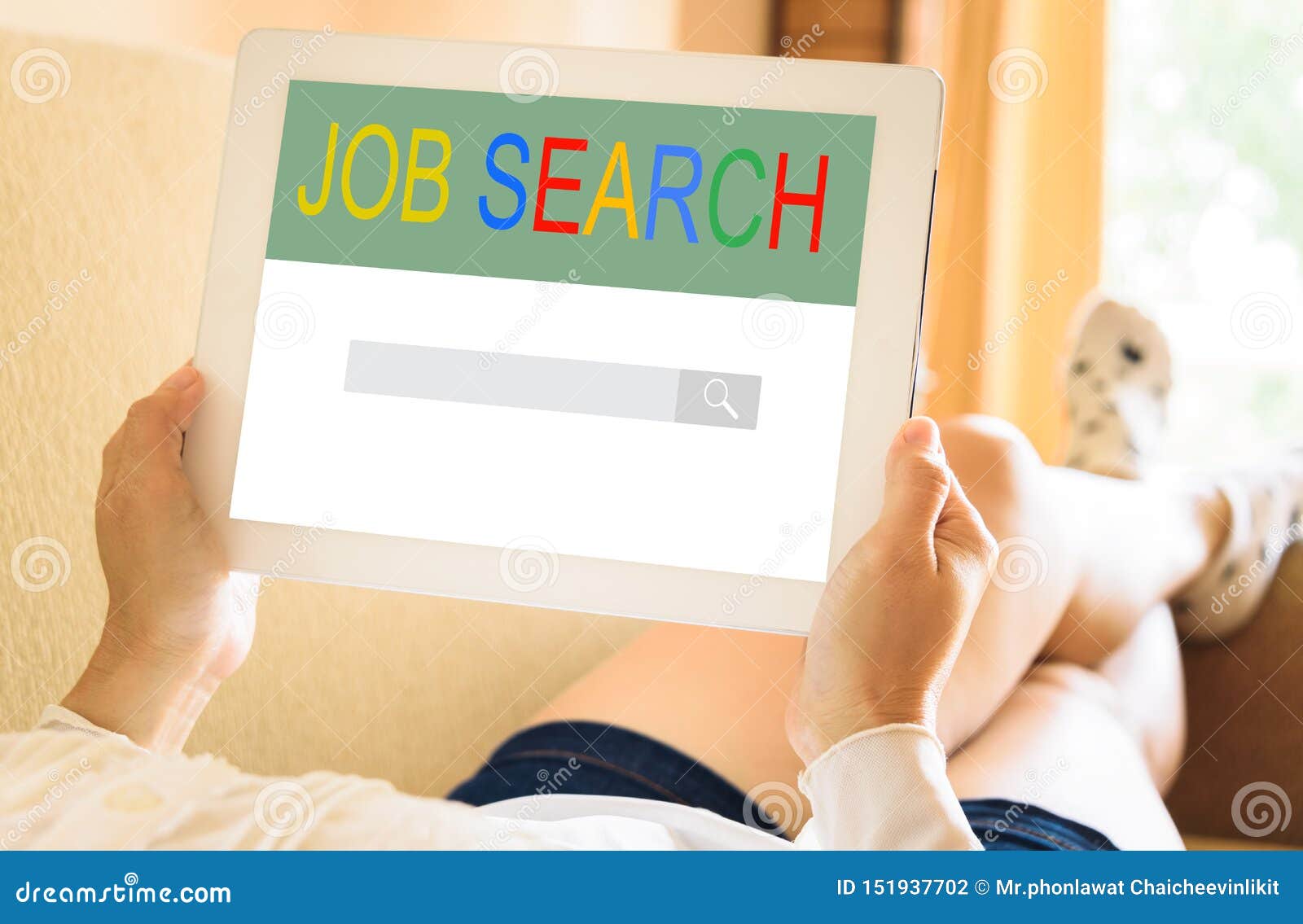 Job search stock photo. Image of monitor, computer, application - 151937702