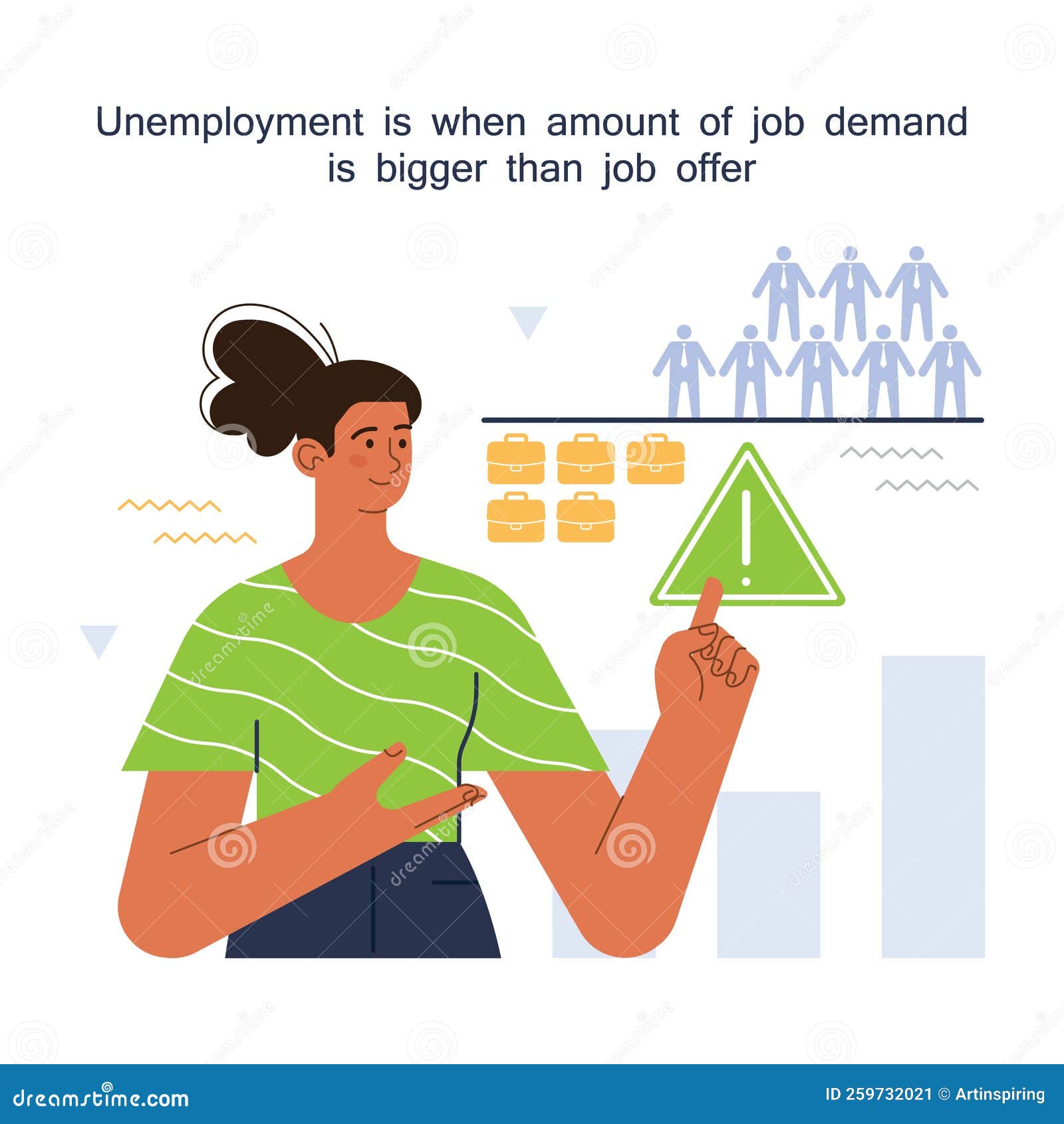 Unemployment Concept. Social Problem of Occupancy, Job Offer Stock ... Unemployment Concept. Social Problem of Occupancy, Job Offer Stock ...