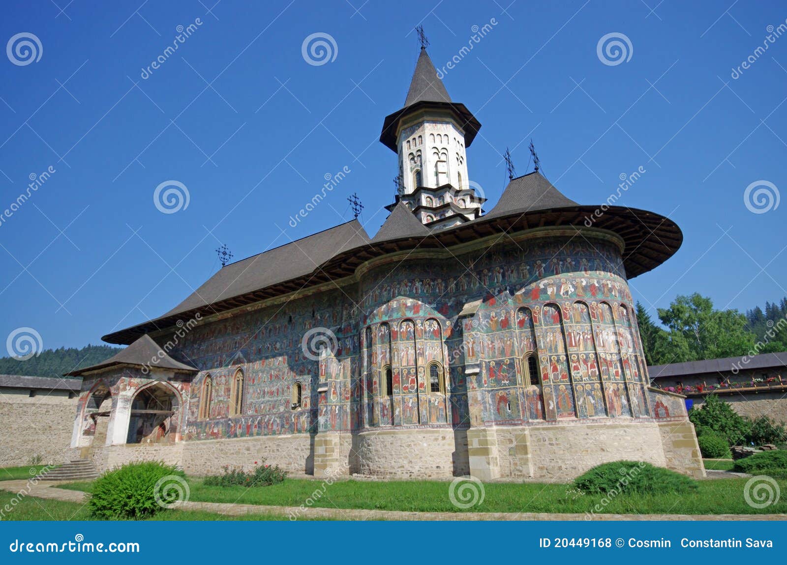 Unesco Heritage, Sucevita Monastery Stock Photo - Image of destination ...
