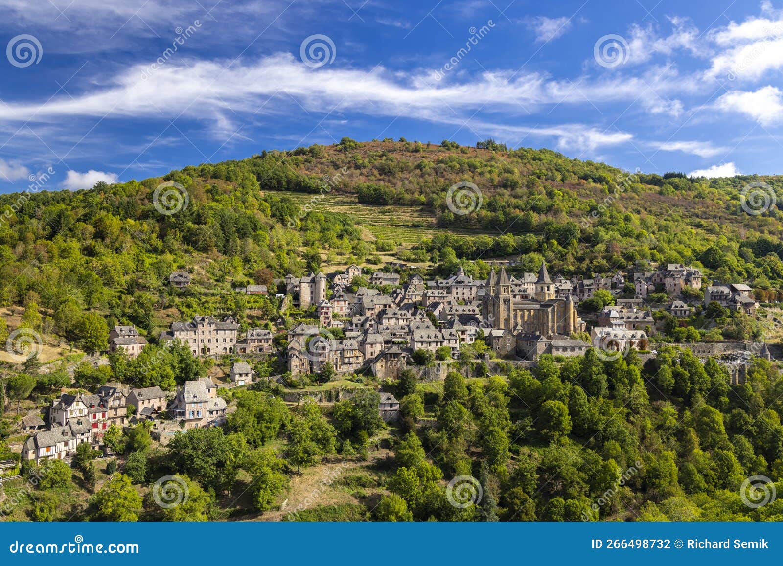 UNESCO Village of Conques-en-Rouergue in Aveyron Department, France ... UNESCO Village of Conques-en-Rouergue in Aveyron Department, France ...