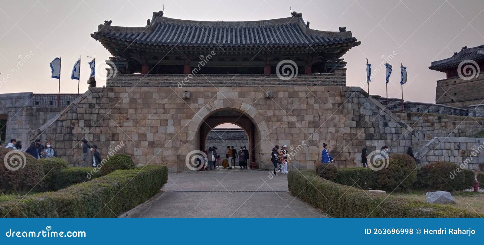 UNESCO World Heritage Castle on Korea Editorial Stock Photo - Image of ...