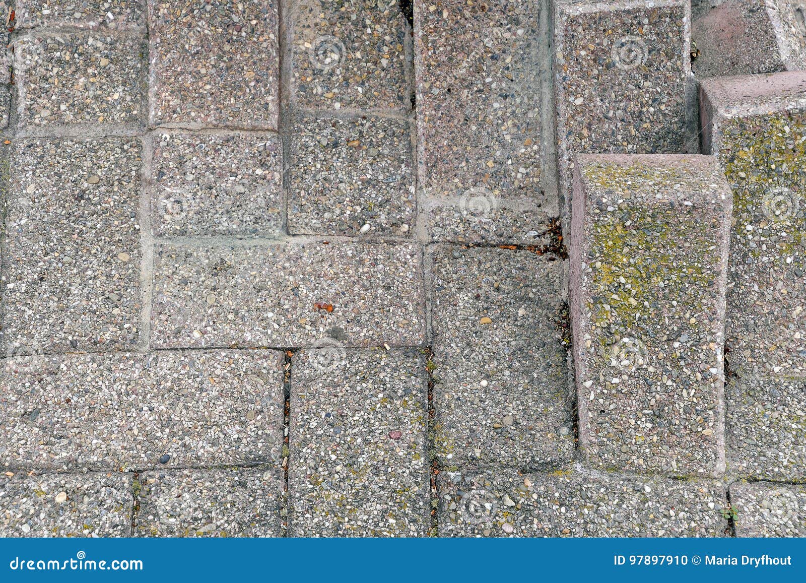 Uneven brick pattern stock photo. Image of stain, weathered - 97897910