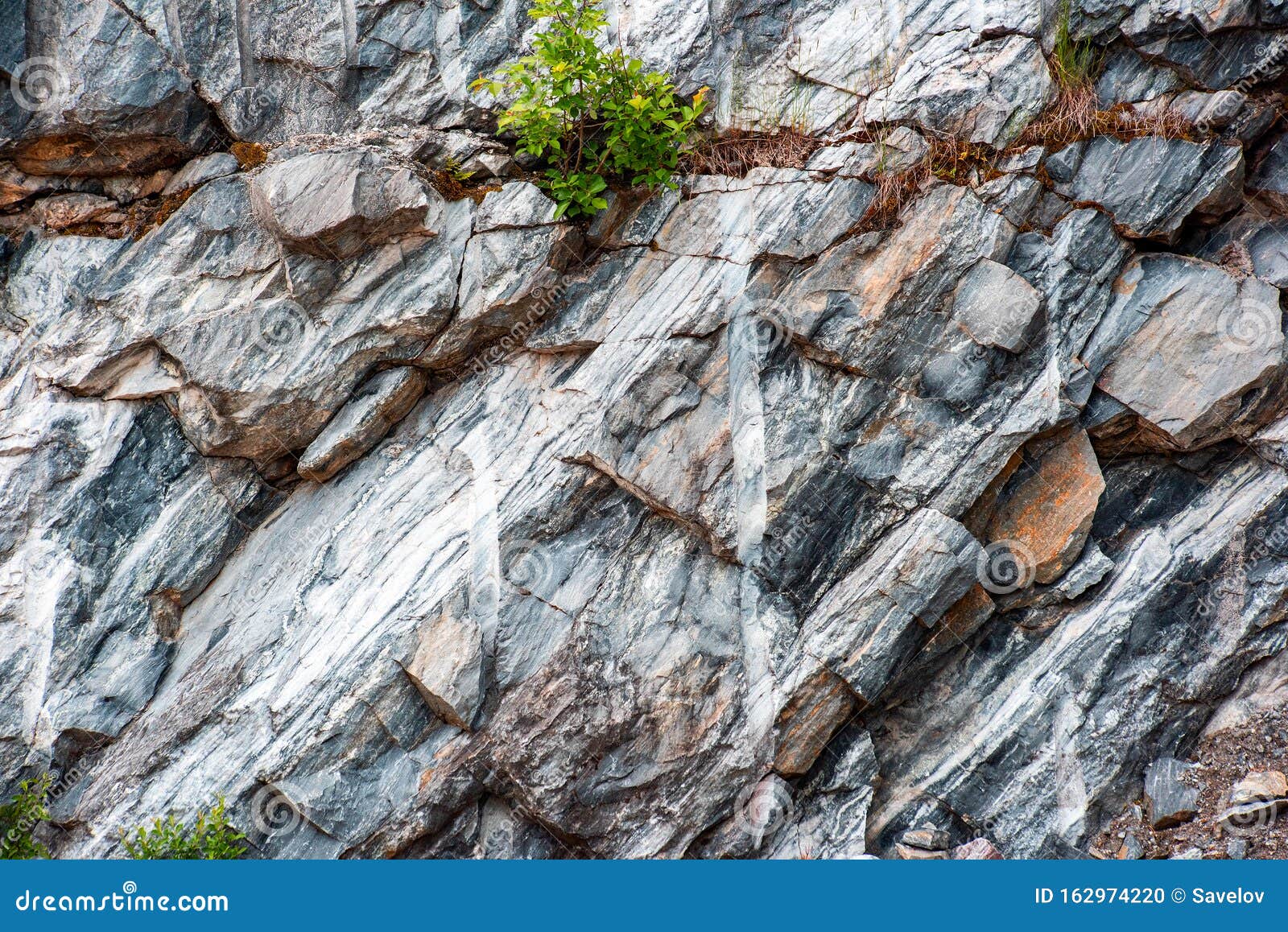 Uneven Ledges of Marble Surface Stock Photo - Image of marble, blue ...