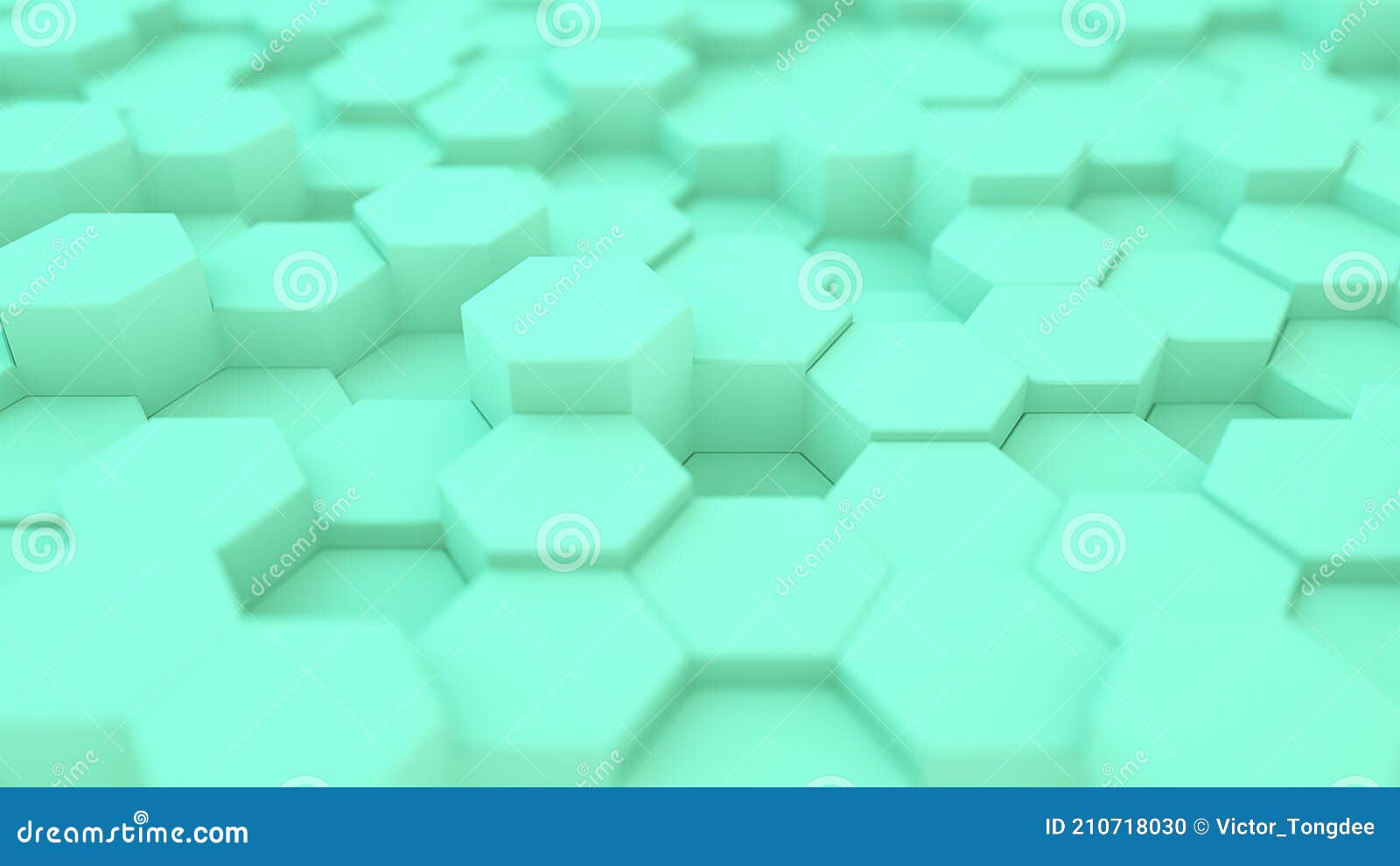 Uneven Light Menthol Green Hexagon Array Pattern Stock Illustration ...