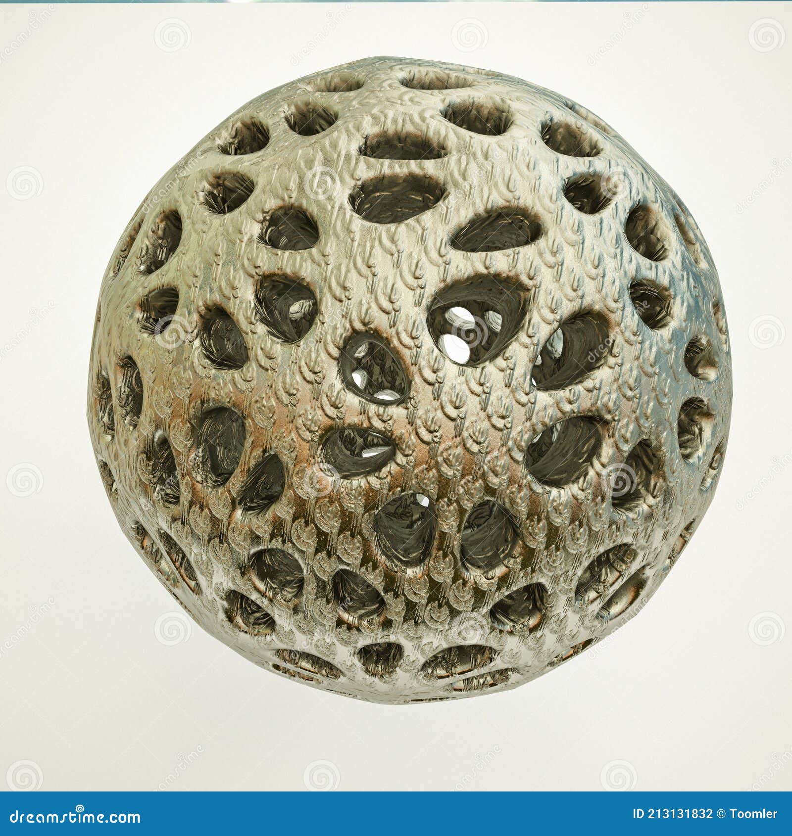 3d Sphere With Texture. Ball Isolated On White Background. Vector ...