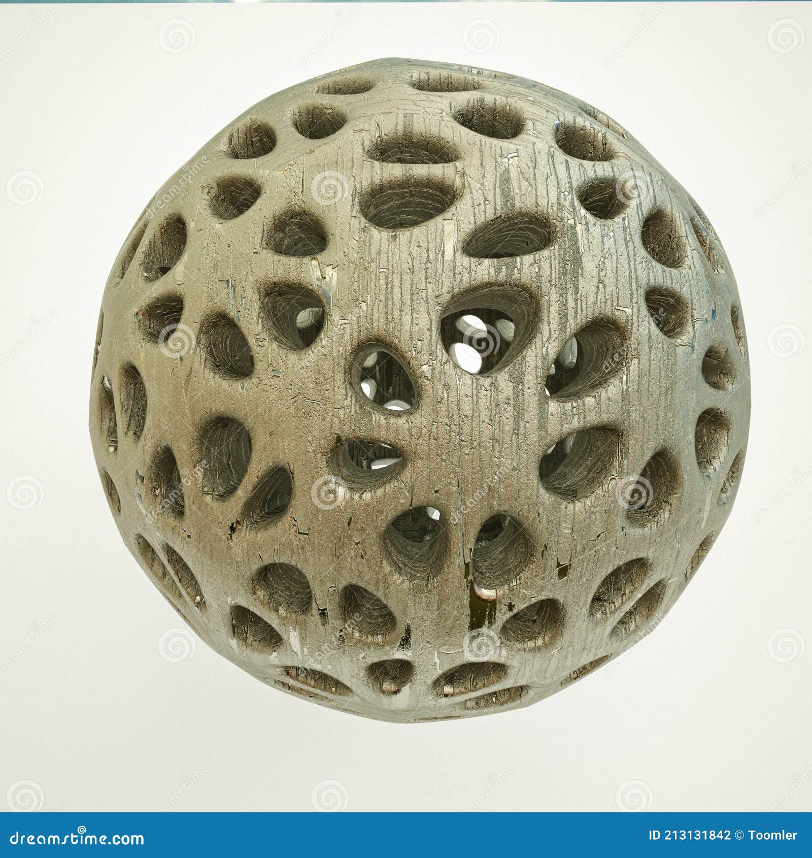 3d Sphere With Texture. Ball Isolated On White Background. Vector ...