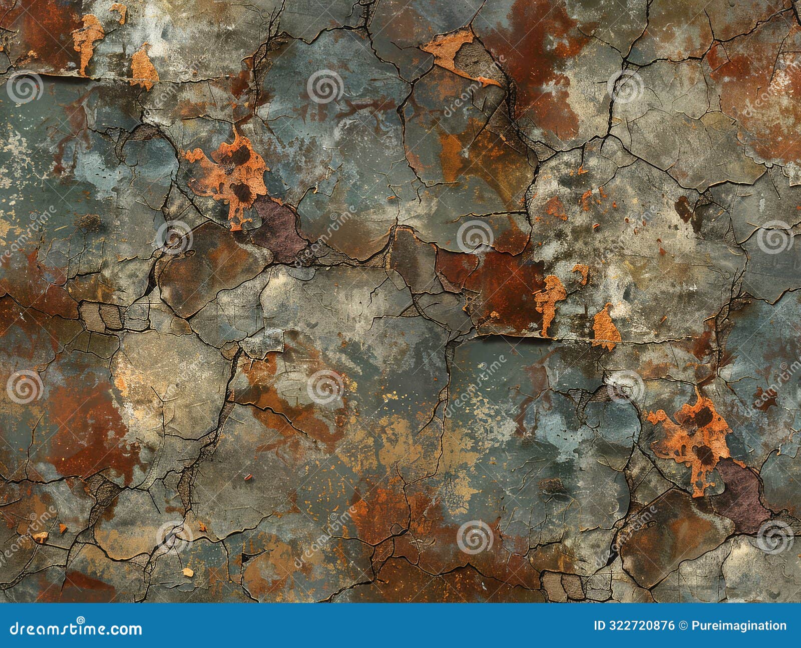 Uneven Rust On Rough, Decayed Metal Texture Stock Photography ...