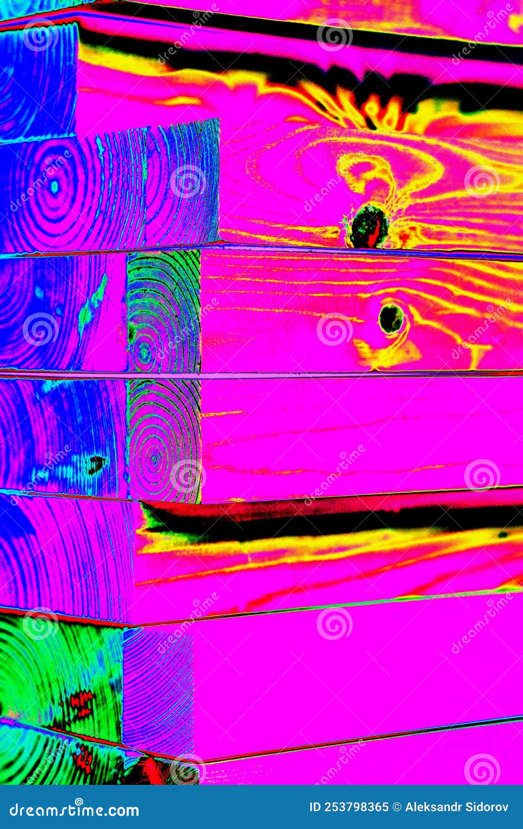 An Uneven Stack Like Planed Wooden Blocks. Changed Color Scheme ...