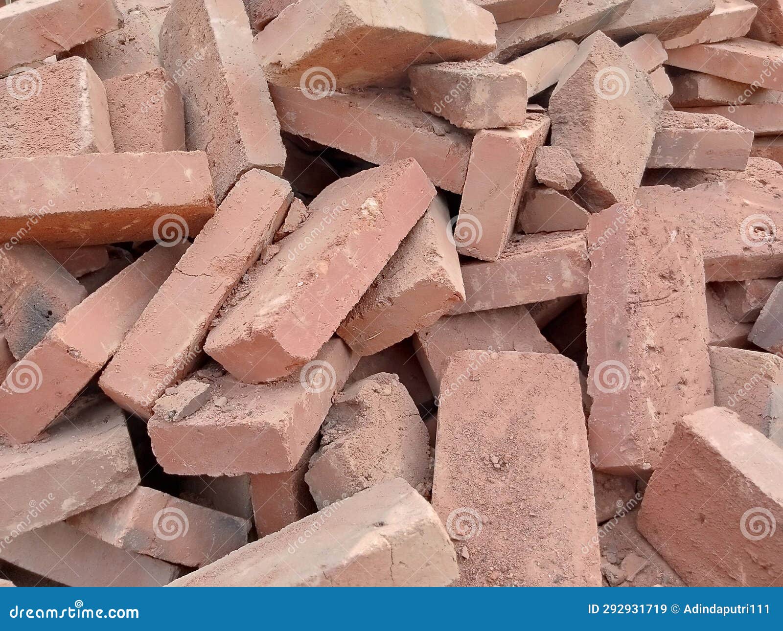 Flat Stack Red Bricks, Clay Bricks, Building Bricks Stock Image - Image ...