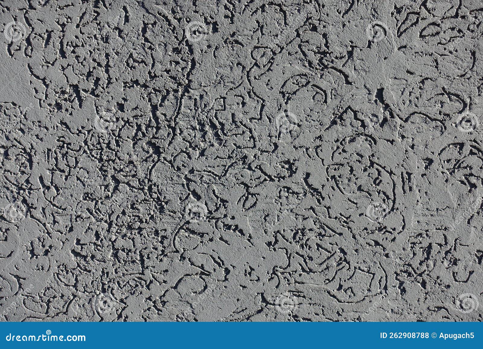 Uneven Surface of Gray Wall with Stucco Worm Finish Stock Photo - Image ...