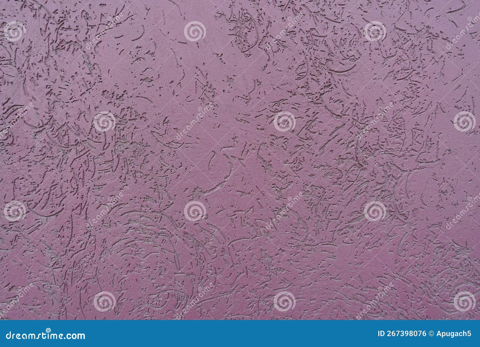 Uneven Surface of Purple Wall with Stucco Worm Finish Stock Photo ...