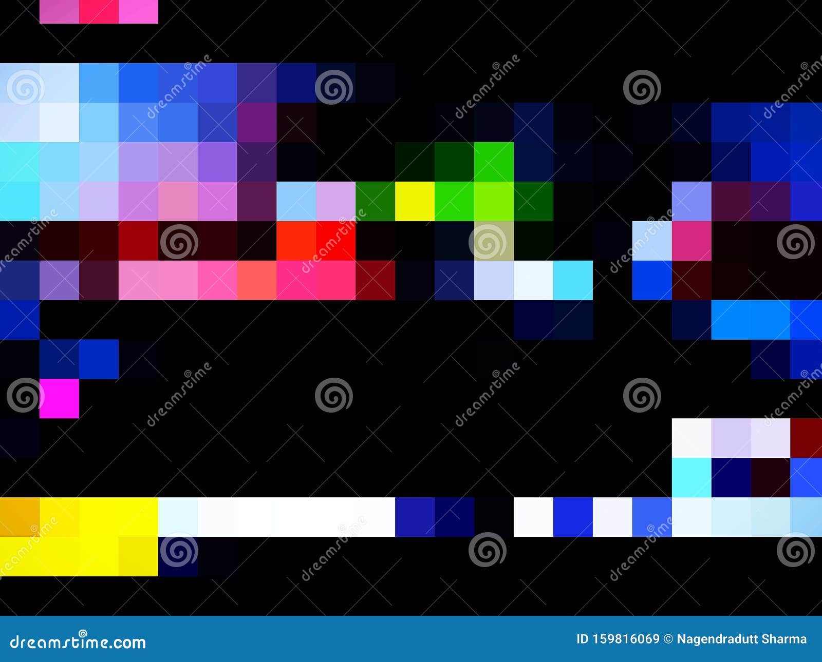 An Unexampled Esthetic Multi-color Graphical Pattern of Rectangles and ...