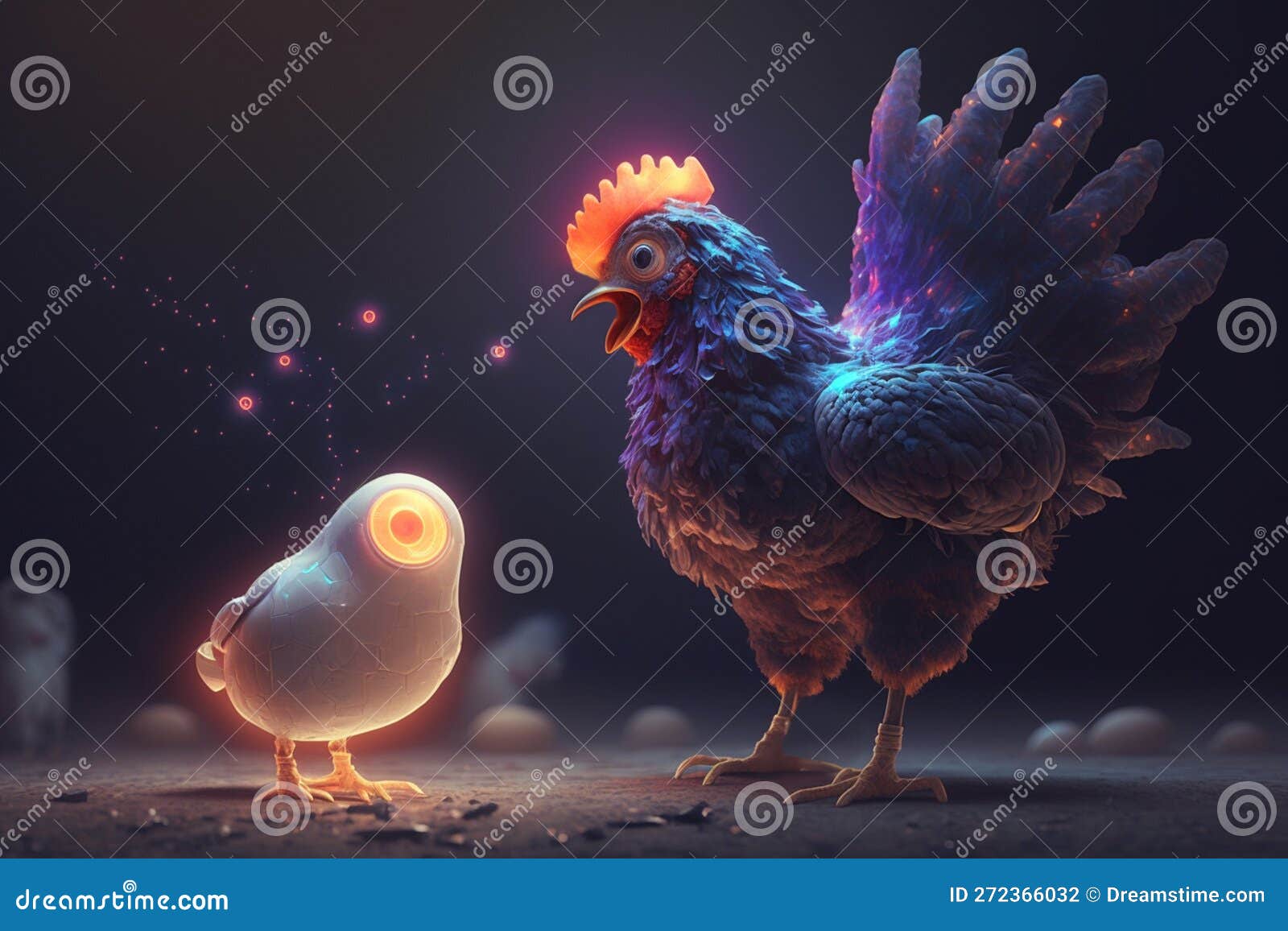 Interstellar Conversation: a Chicken and an Egg-shaped Alien on a ...