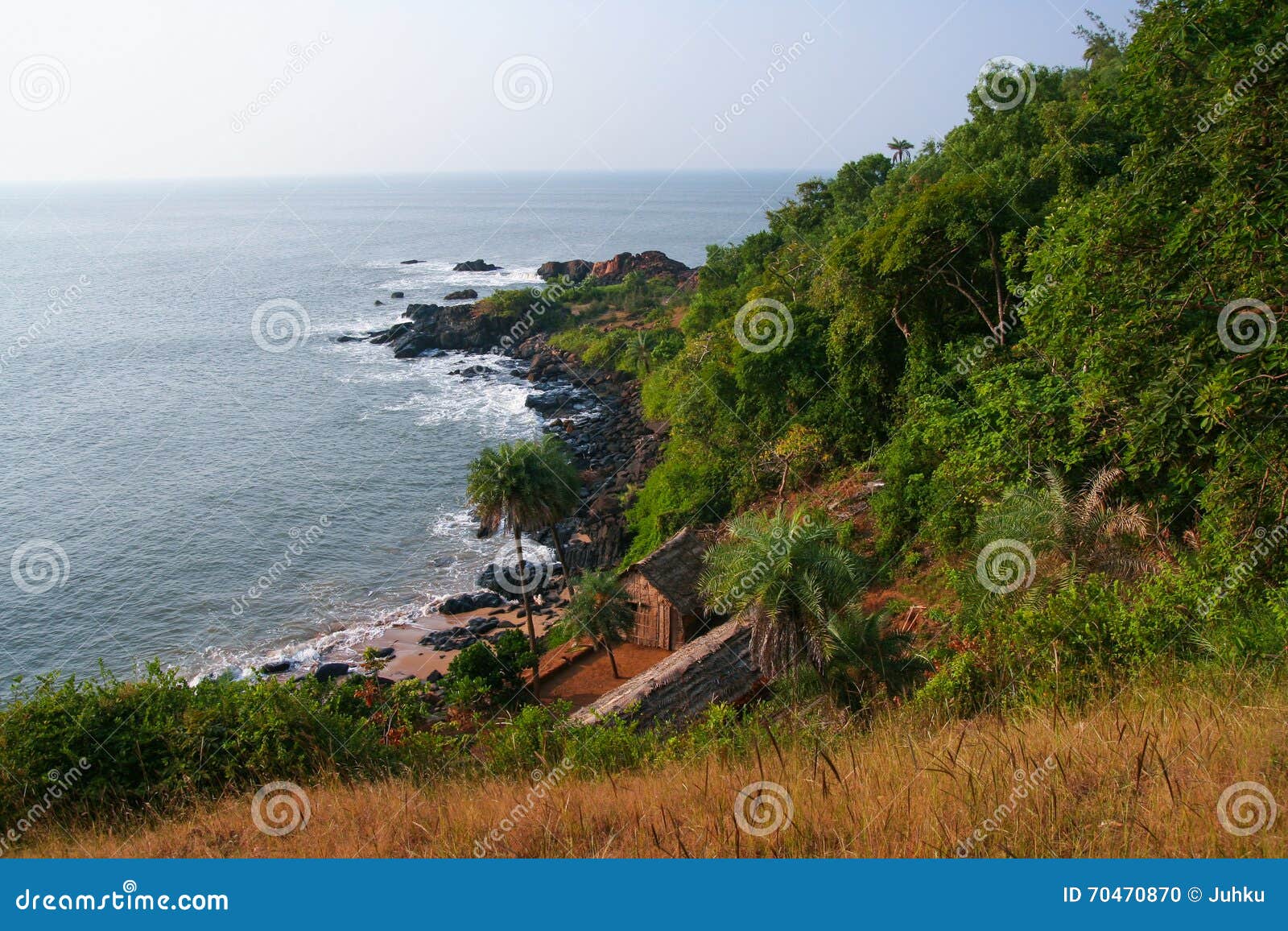 Unexplored Southern Indian Coast Landscape Stock Photo - Image of ...