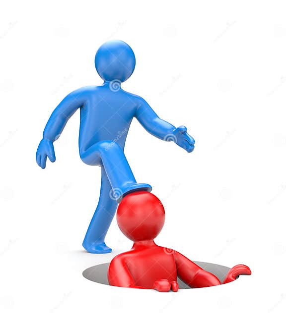 Unfair competition stock illustration. Illustration of domination ...