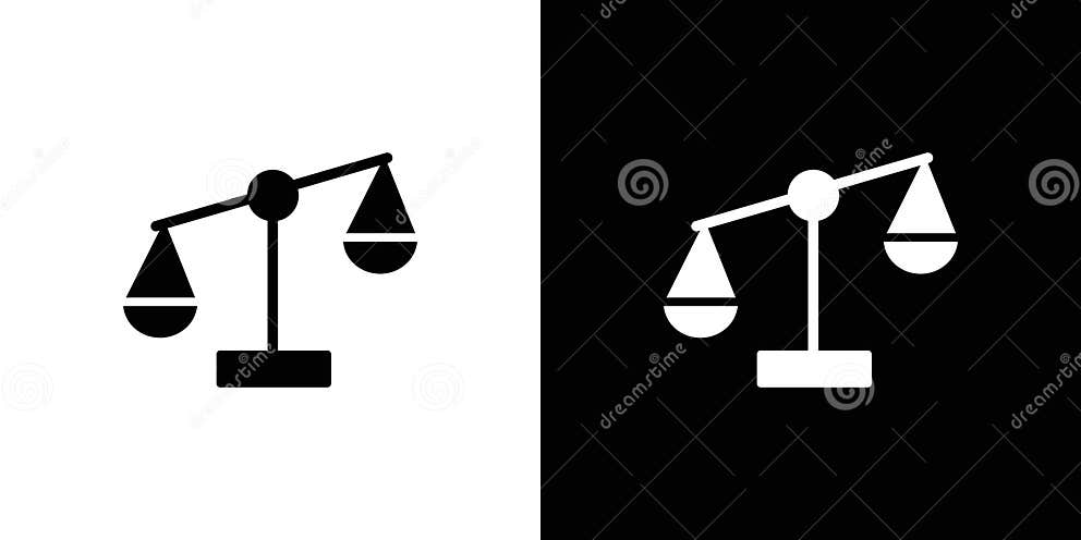 Unfair Icon Isolated Flat Vector in Outline Stock Illustration ...